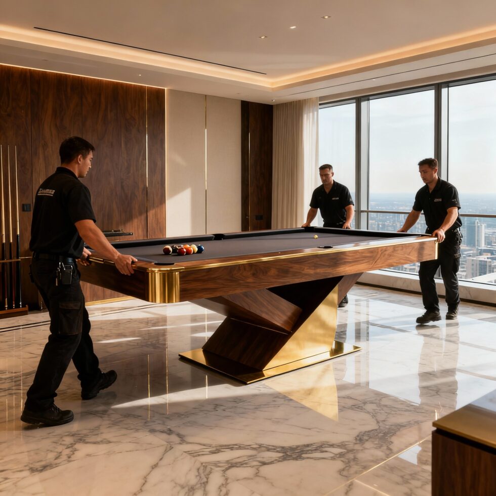 Luxury Custom Pool Tables White-Glove Delivery Explained Now ...