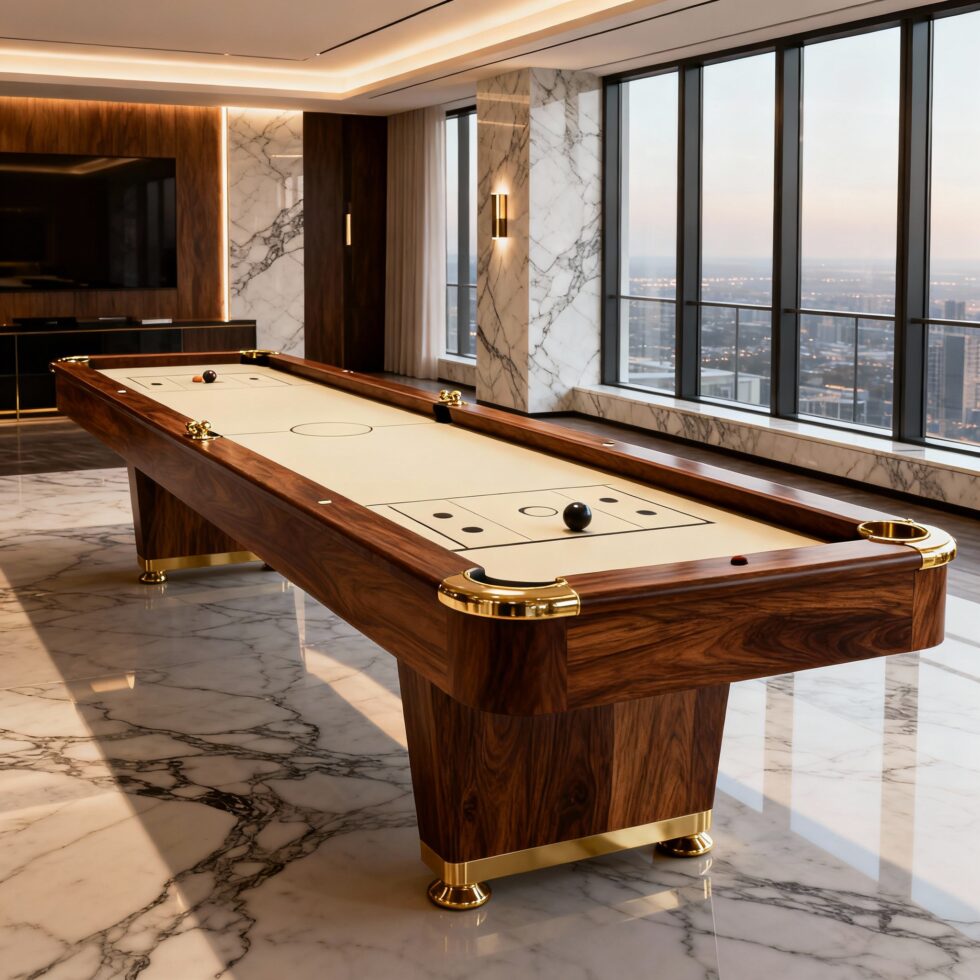 Luxury Custom Pool Tables: Exclusive Shuffleboards for Estates ...