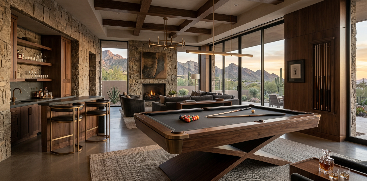 Modern Luxury Pool Tables in Scottsdale: Design Guide - Brilliant Billiards